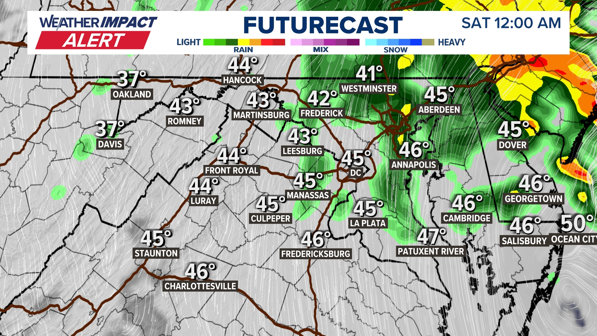 Heavy rain Friday, showers will impact weekend plans | wusa9.com