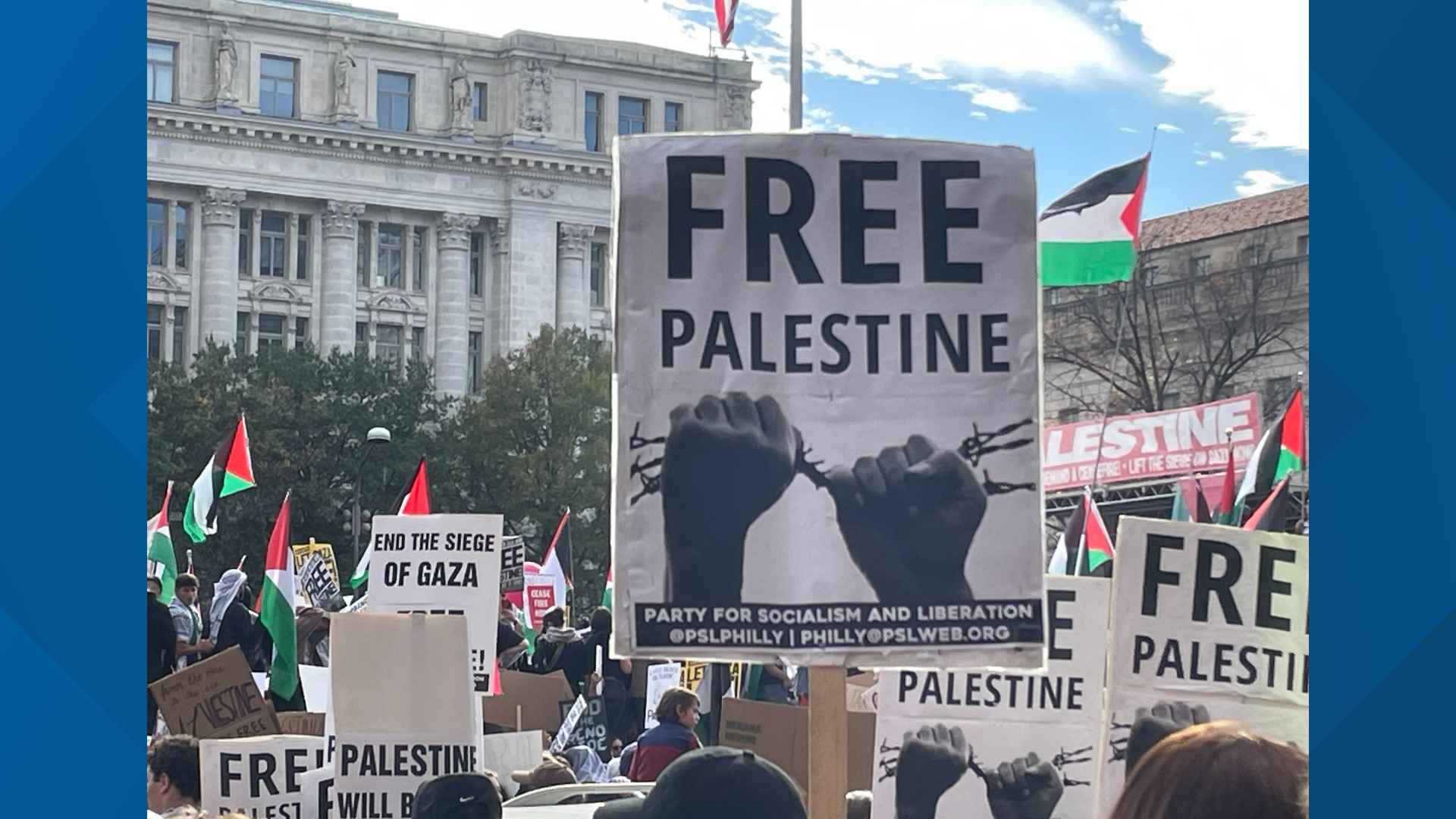 Free Palestine rally planned for Saturday in DC | wusa9.com