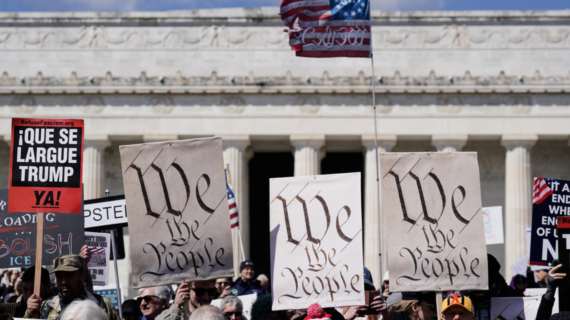No Kings Day protests bring thousands to DC | wusa9.com