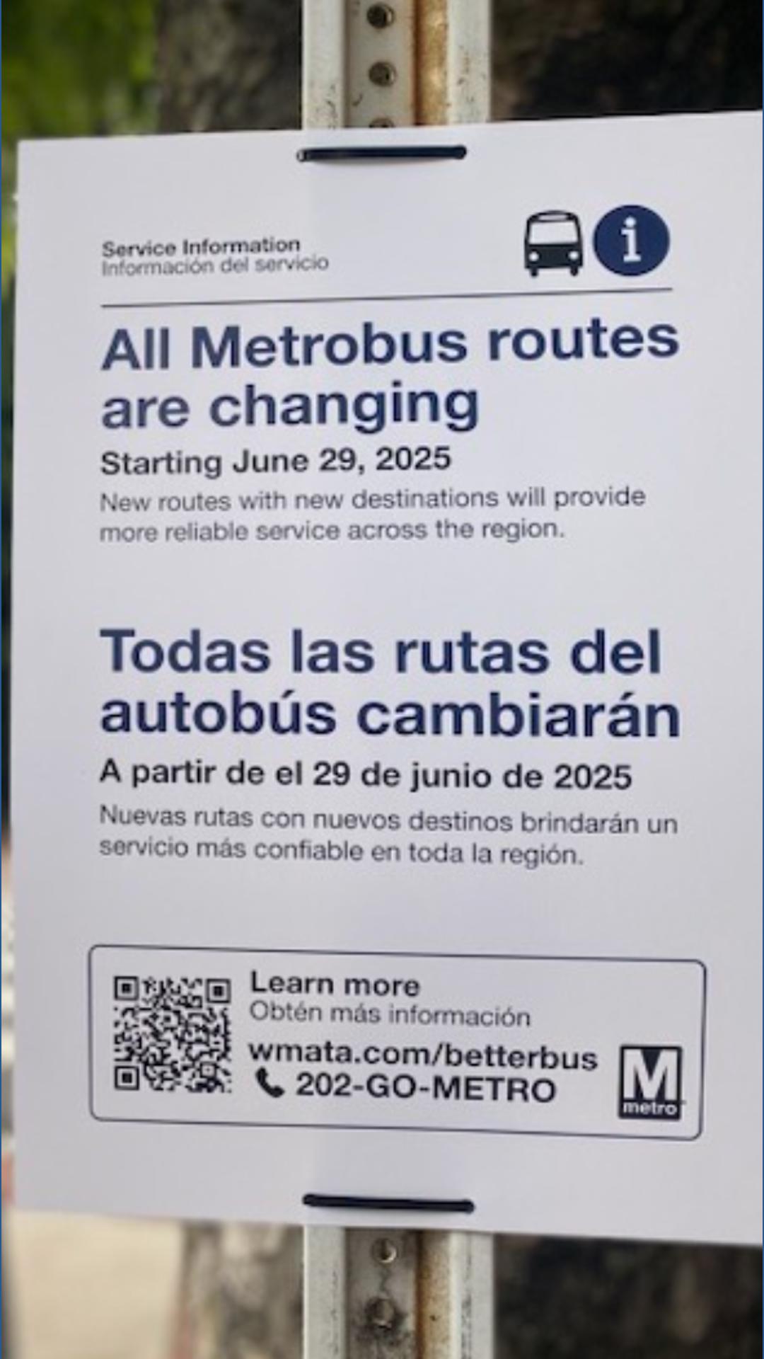 Find DC's new bus routes under Metro's Better Bus Network | wusa9.com