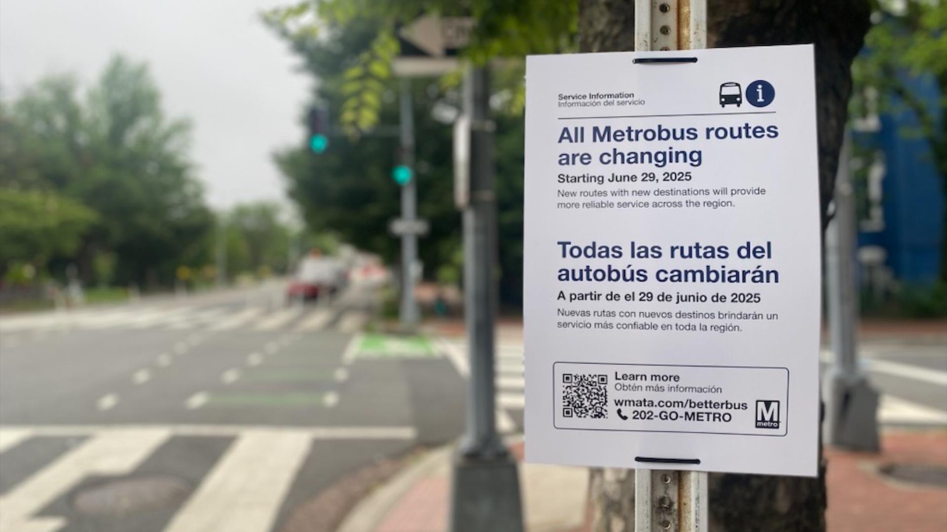 Find DC's new bus routes under Metro's Better Bus Network | wusa9.com