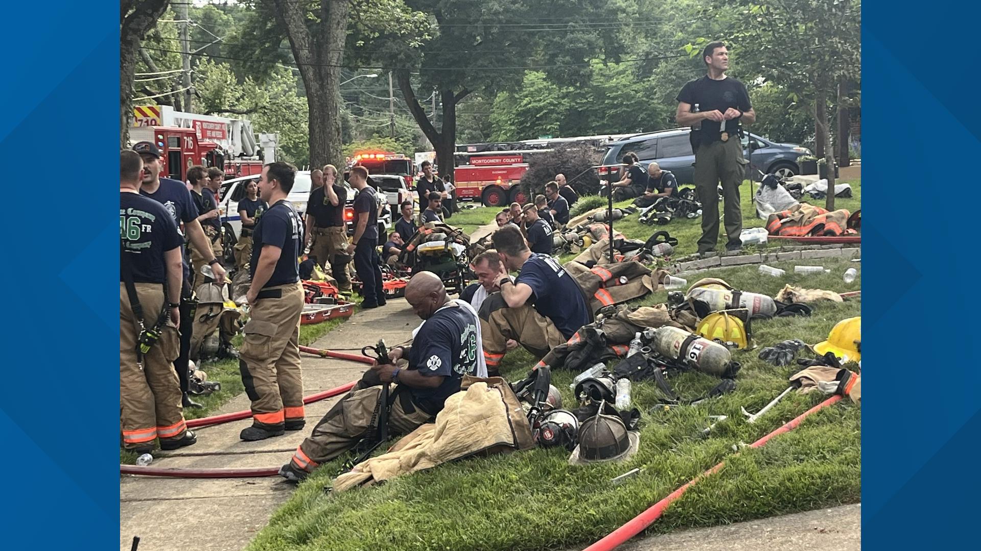 Fire damages Silver Spring home after grill explosion | wusa9.com