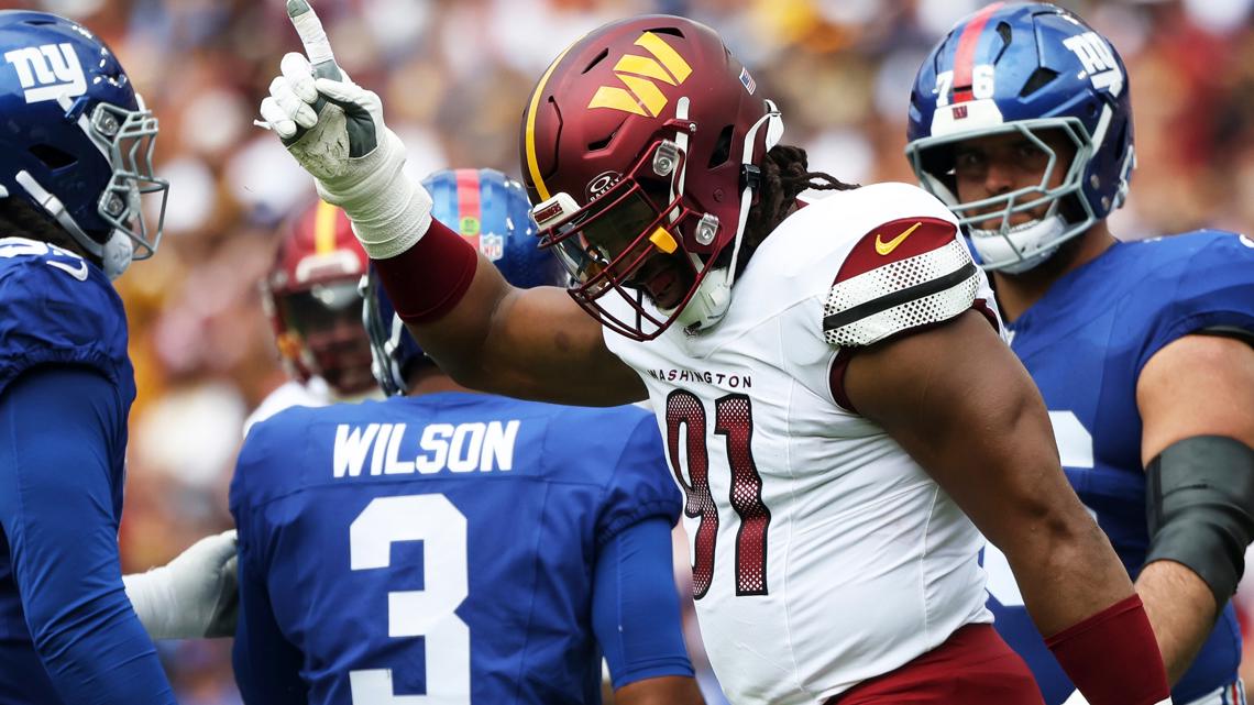Deatrich Wise Jr. details Commanders return after quad injury | wusa9.com