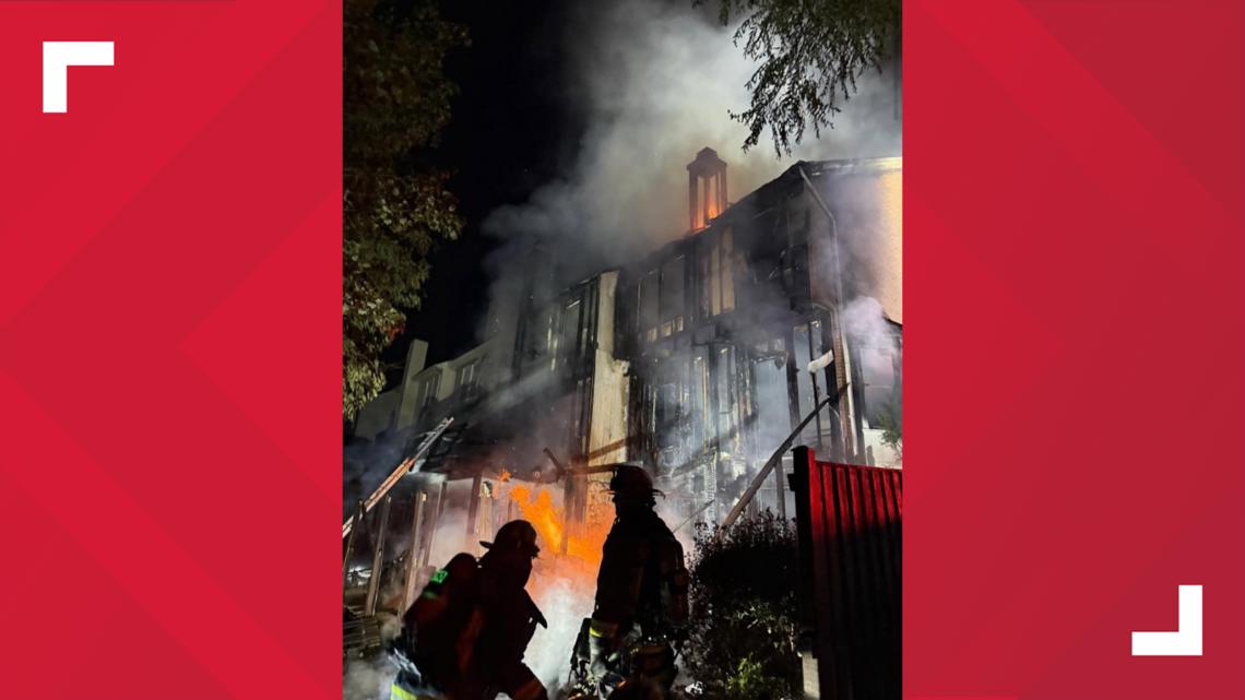 Townhouse fire caused by spontaneous combustion, firefighters say ...