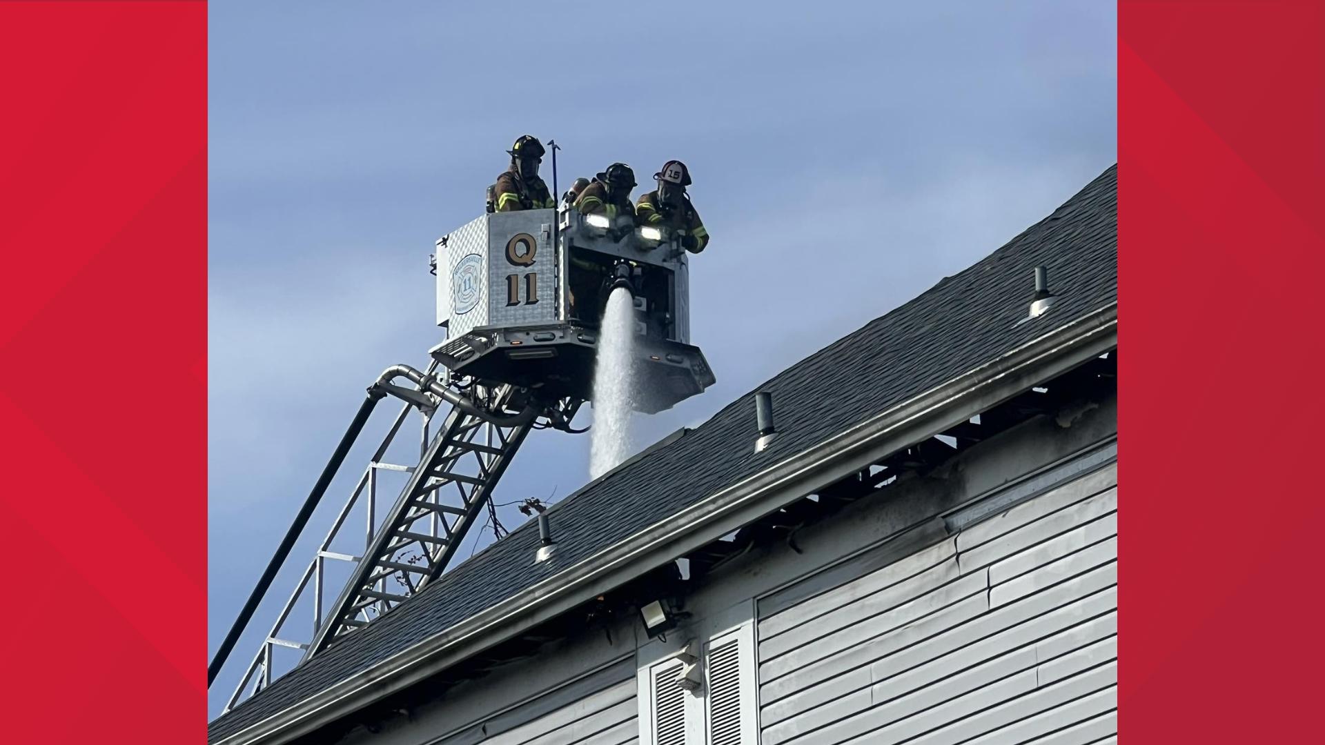 Firefighter injured in Frederick fire | wusa9.com
