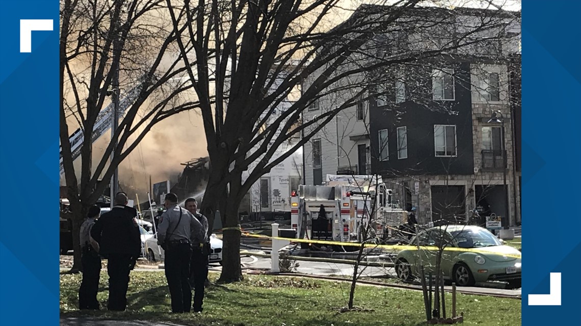 Fire at Alexandria building under construction seen for miles | wusa9.com