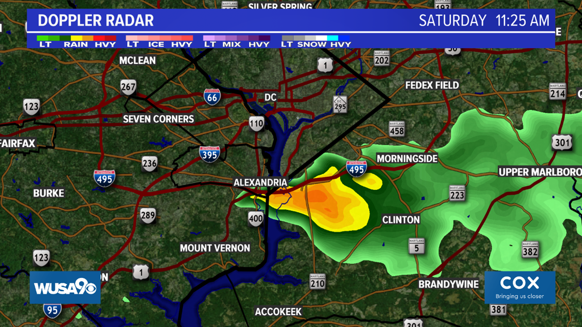 Huge fire near Alexandria shows up even on radar | wusa9.com