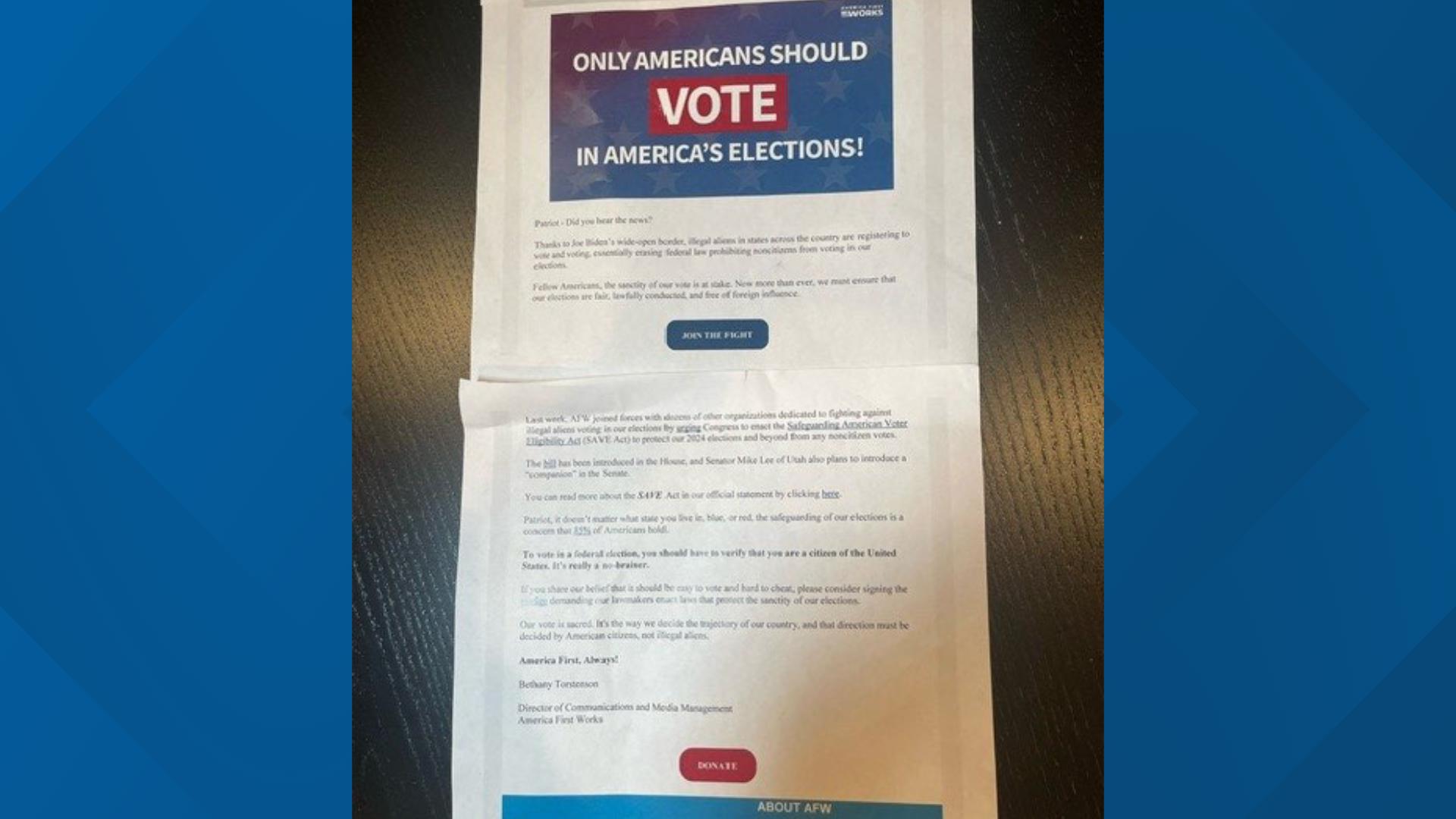 DC Board of Elections receiving threats over non-citizen voters | wusa9.com