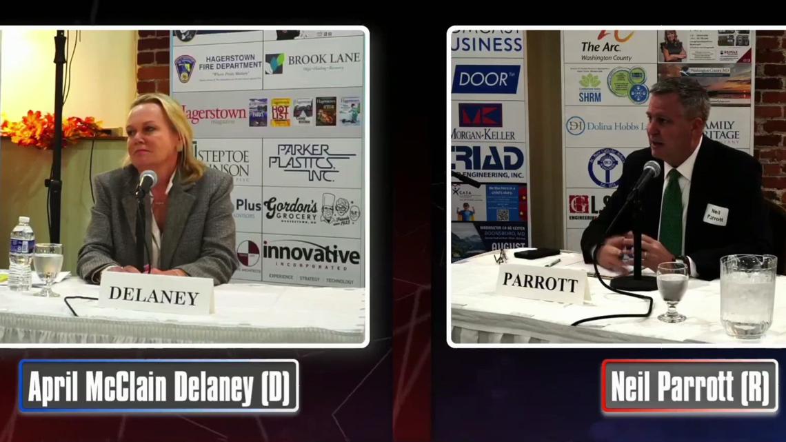Neil Parrott, April McClain Delaney make final pitches to voters ...