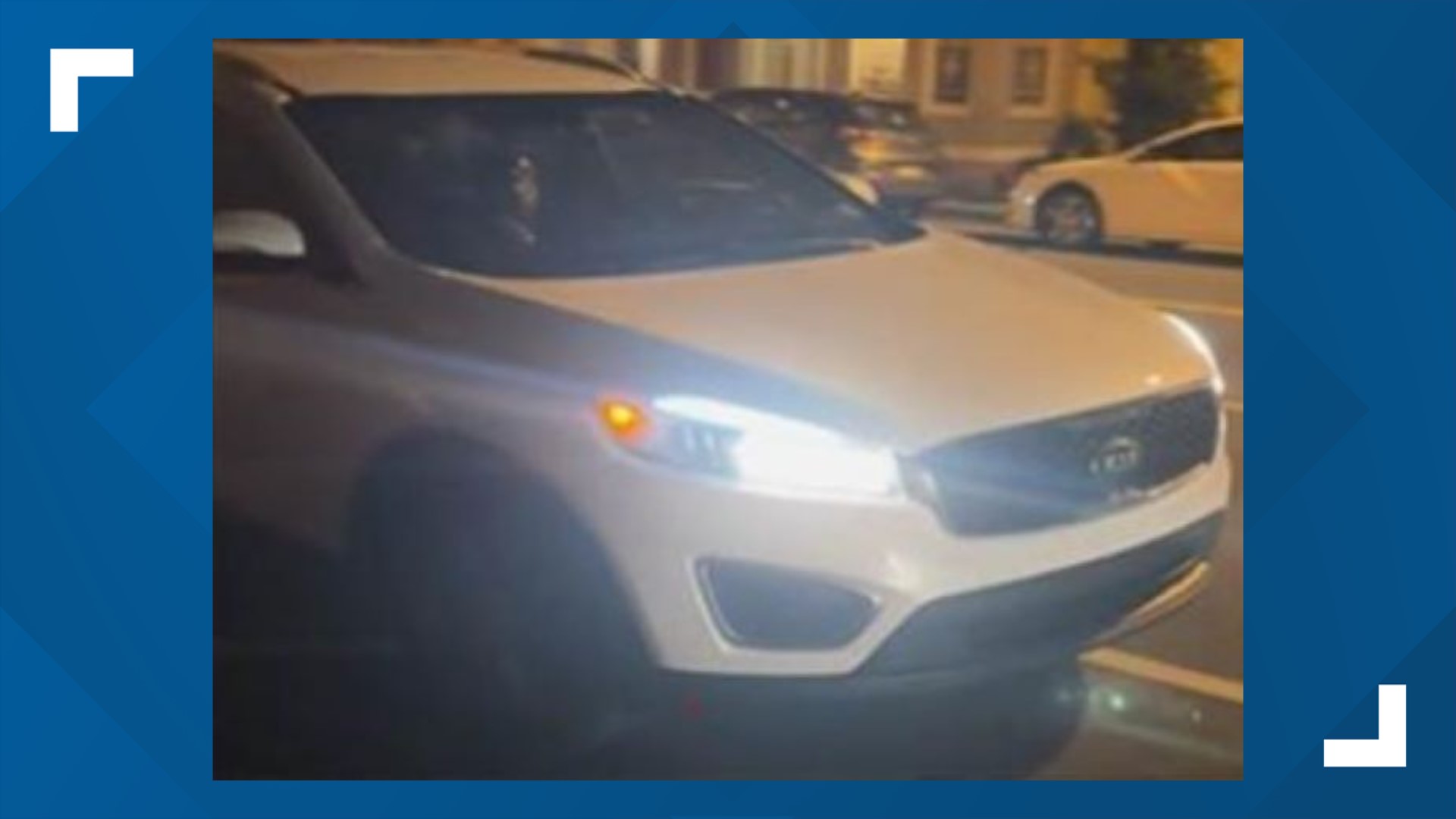 White Kia captured on surveillance camera after shooting in NW DC ...