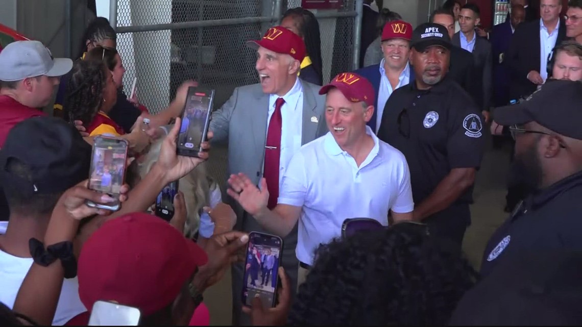 Pep rally held at FedEx Field in honor of new ownership | wusa9.com