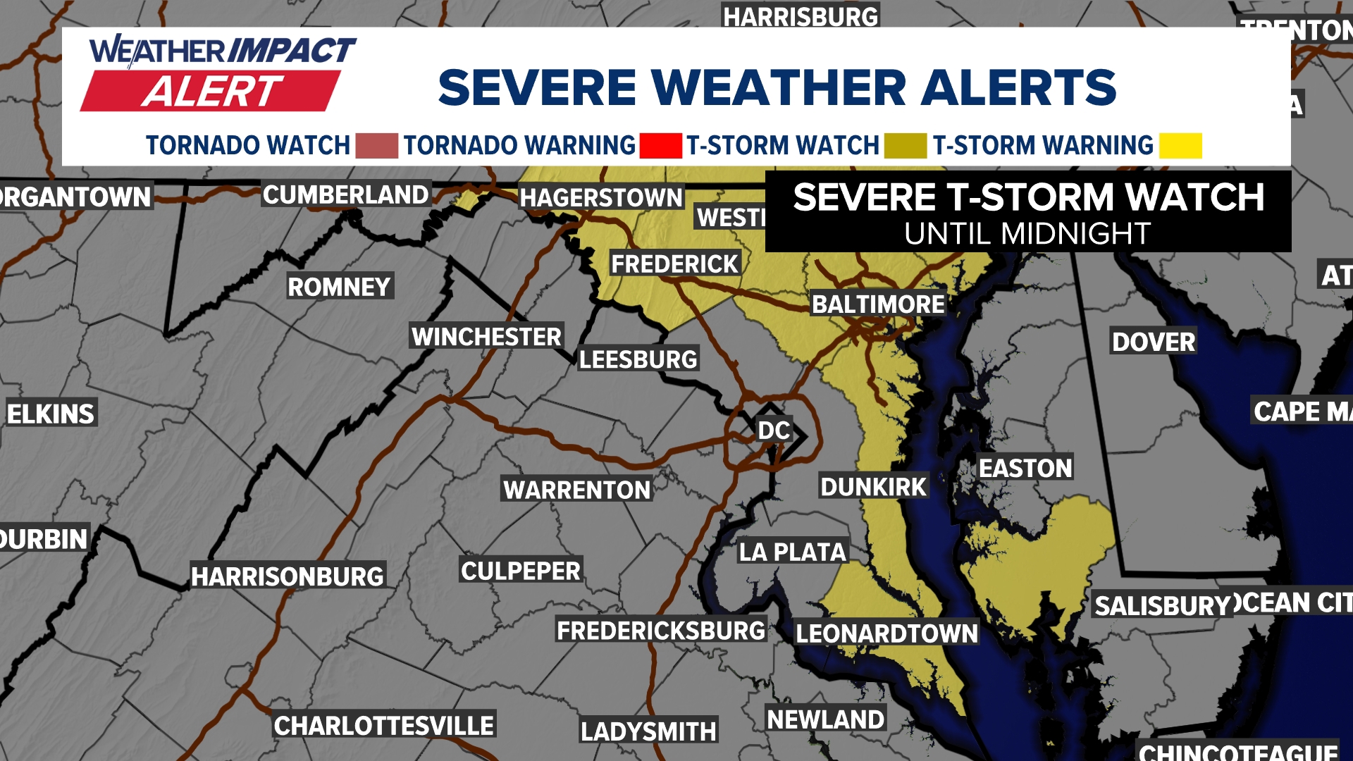 WEATHER IMPACT ALERT: Weekend storms set to impact the DC region ...