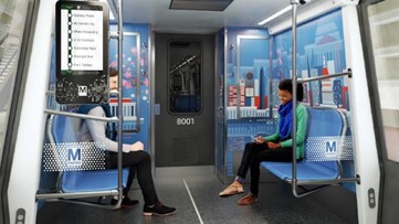 Renderings show inside of new 8000 series Metro cars | wusa9.com
