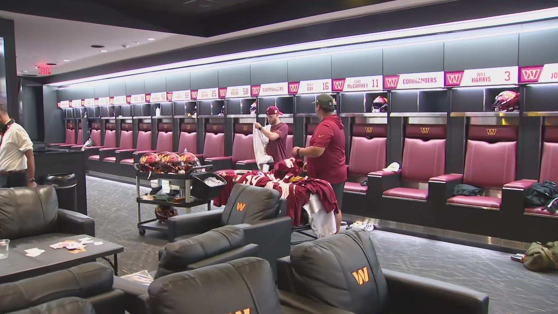 New locker room welcomed by Commanders veterans | wusa9.com