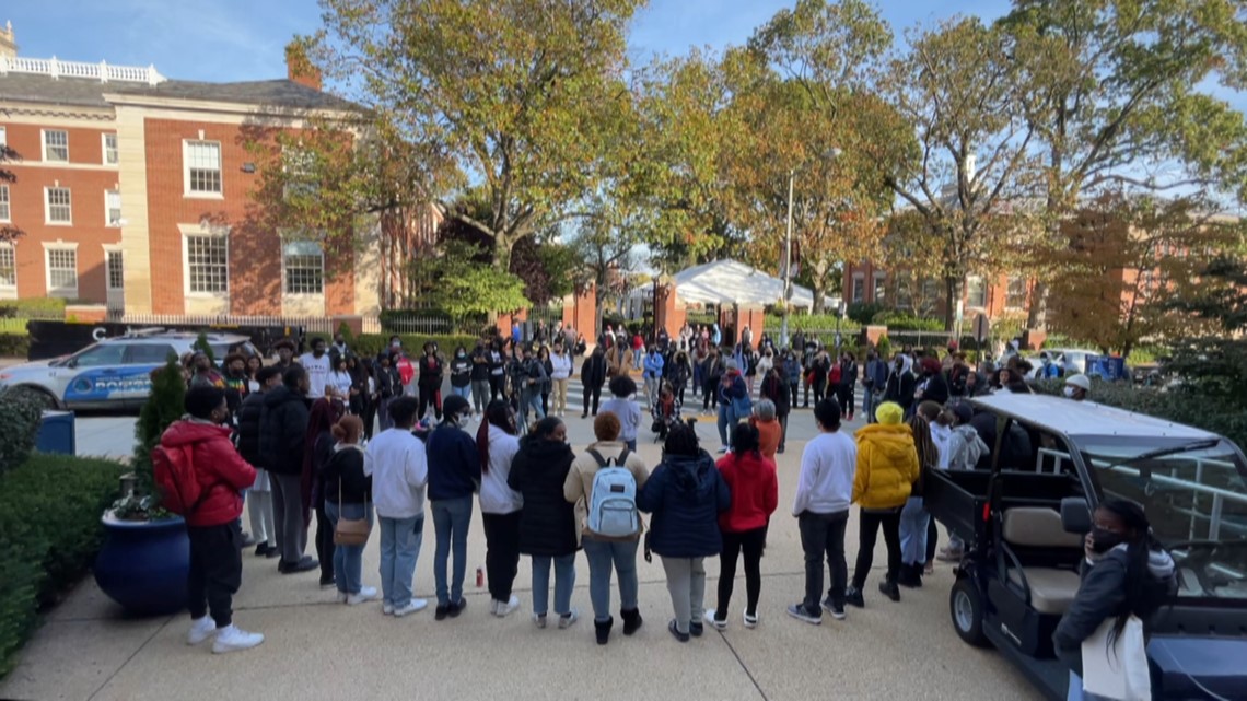 Howard University: President addresses students amid protest | wusa9.com