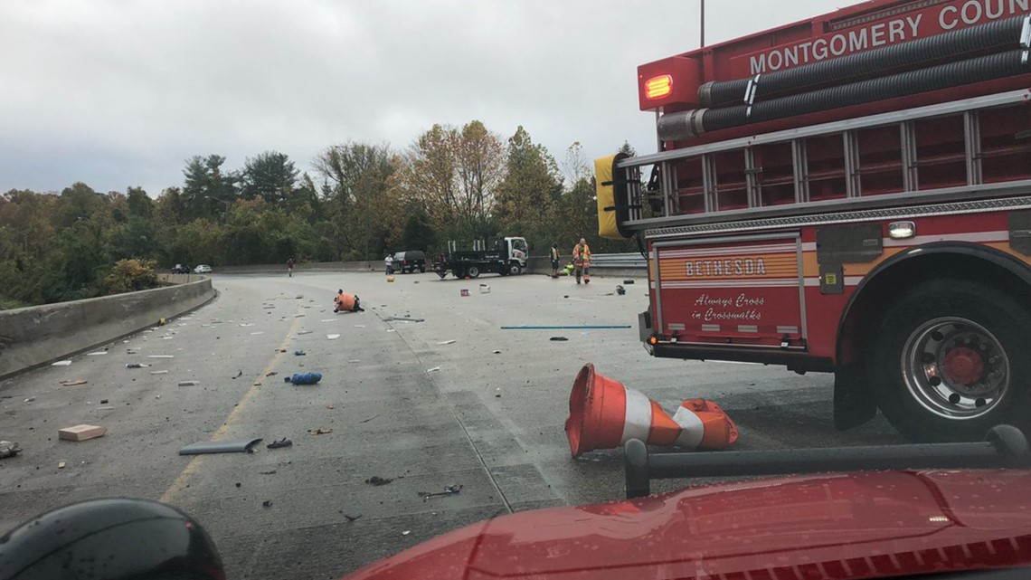 All outer lanes blocked on Beltway after crash | wusa9.com