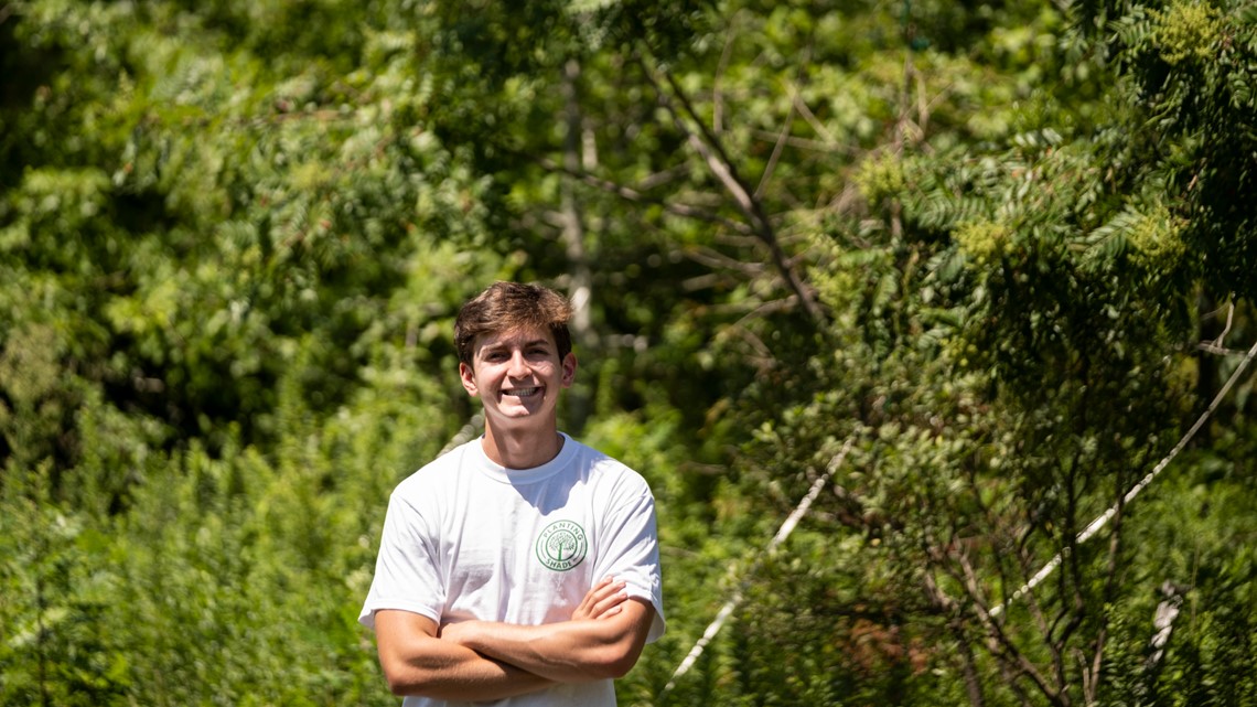 Teen wins national award for his tree-planting nonprofit | wusa9.com