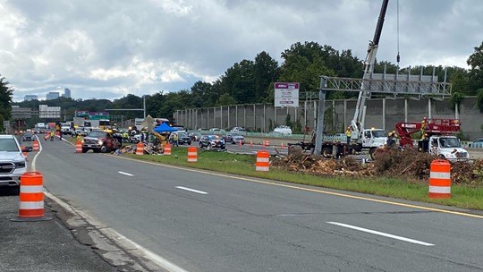 Tractor-trailer driver killed in I-495 Crash in Fairfax County | wusa9.com