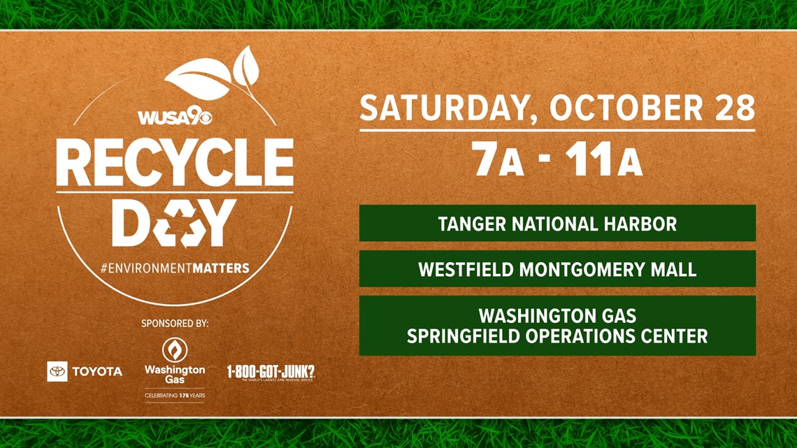 WUSA9 hosts recycling day for paper, electronics, books, clothes ...