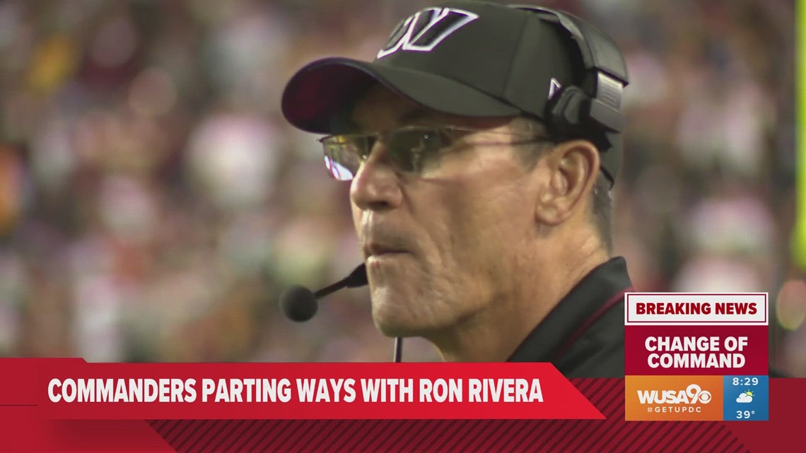 Ron Rivera and Washington Commanders ‘parting ways,’ team confirms ...