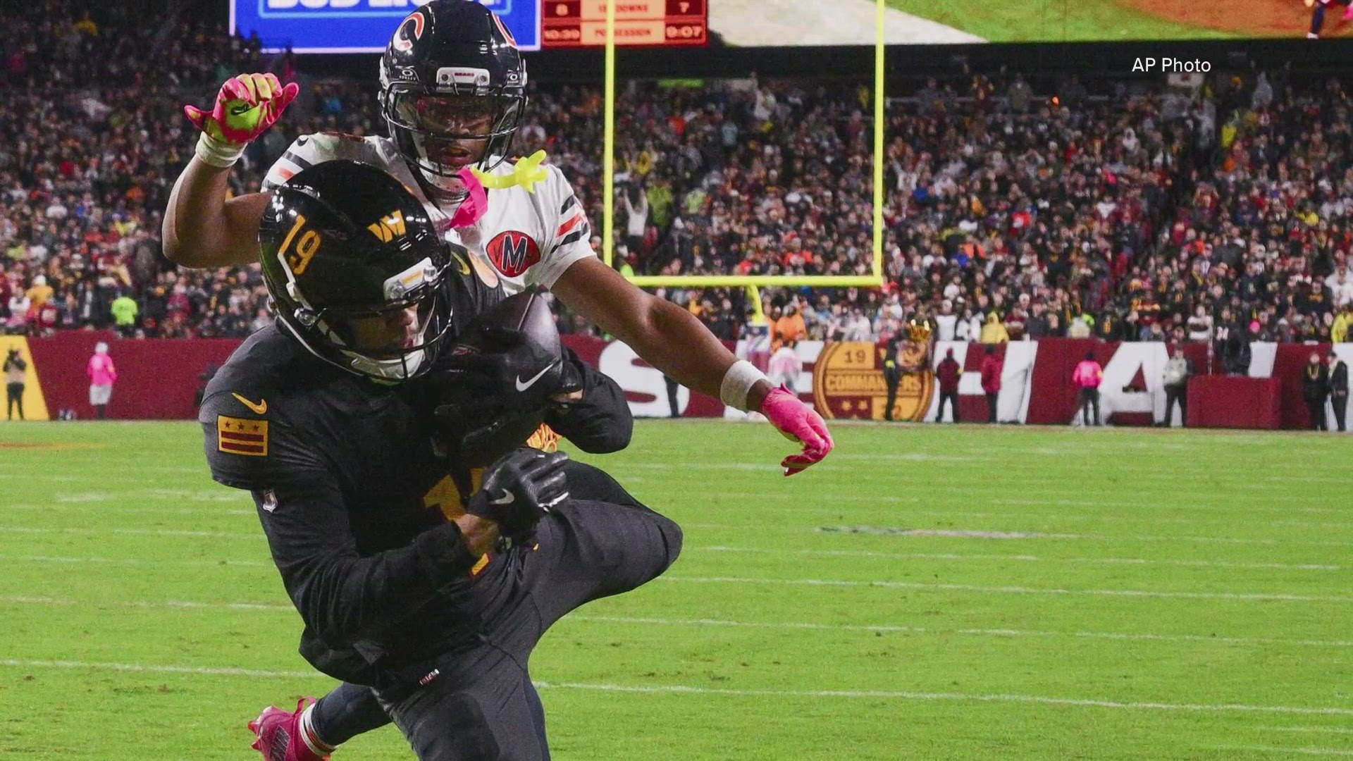 Commanders vs Bears QB duel includes wild last-minute finish | wusa9.com