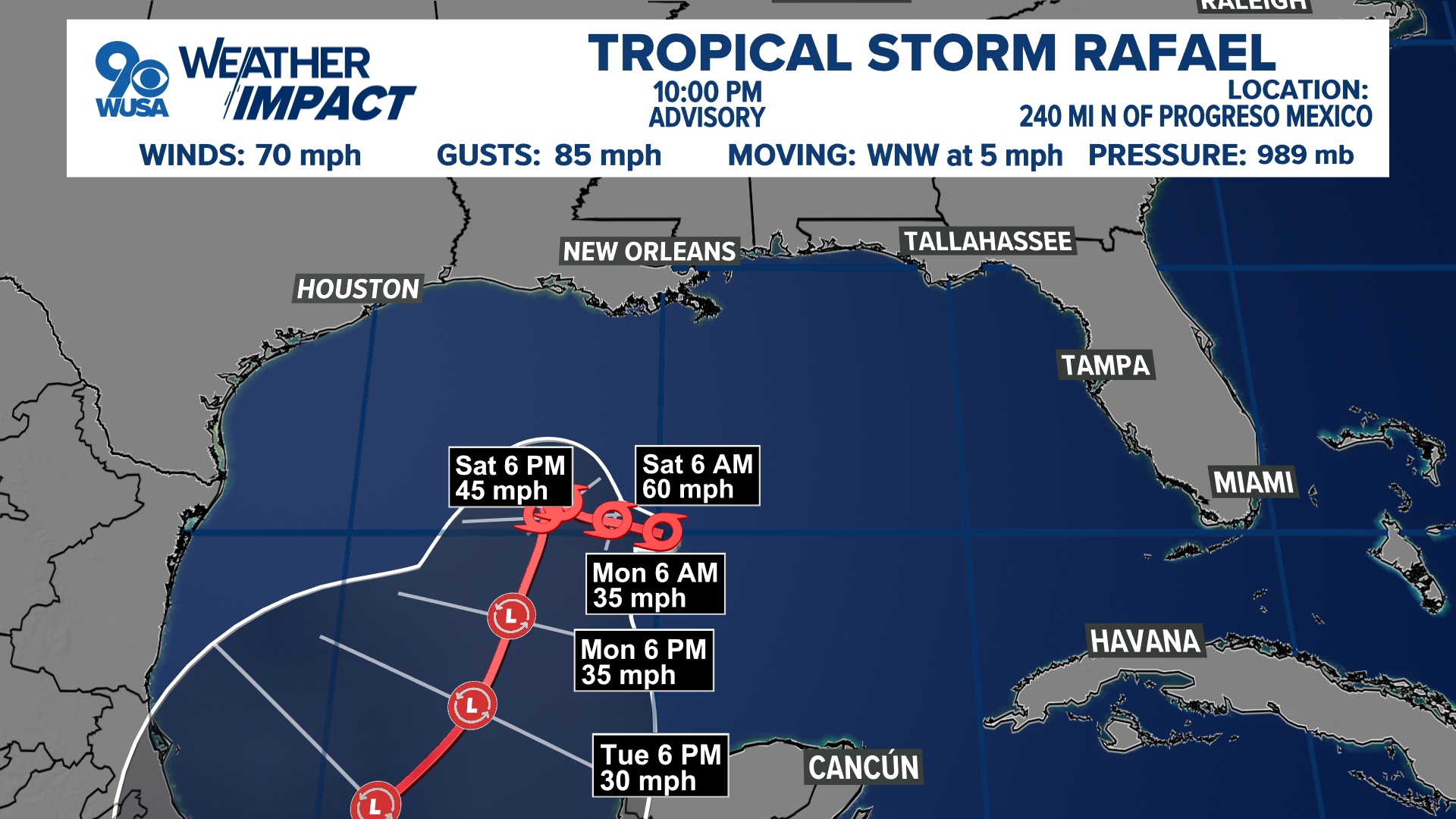 Hurricane Rafael | wusa9.com