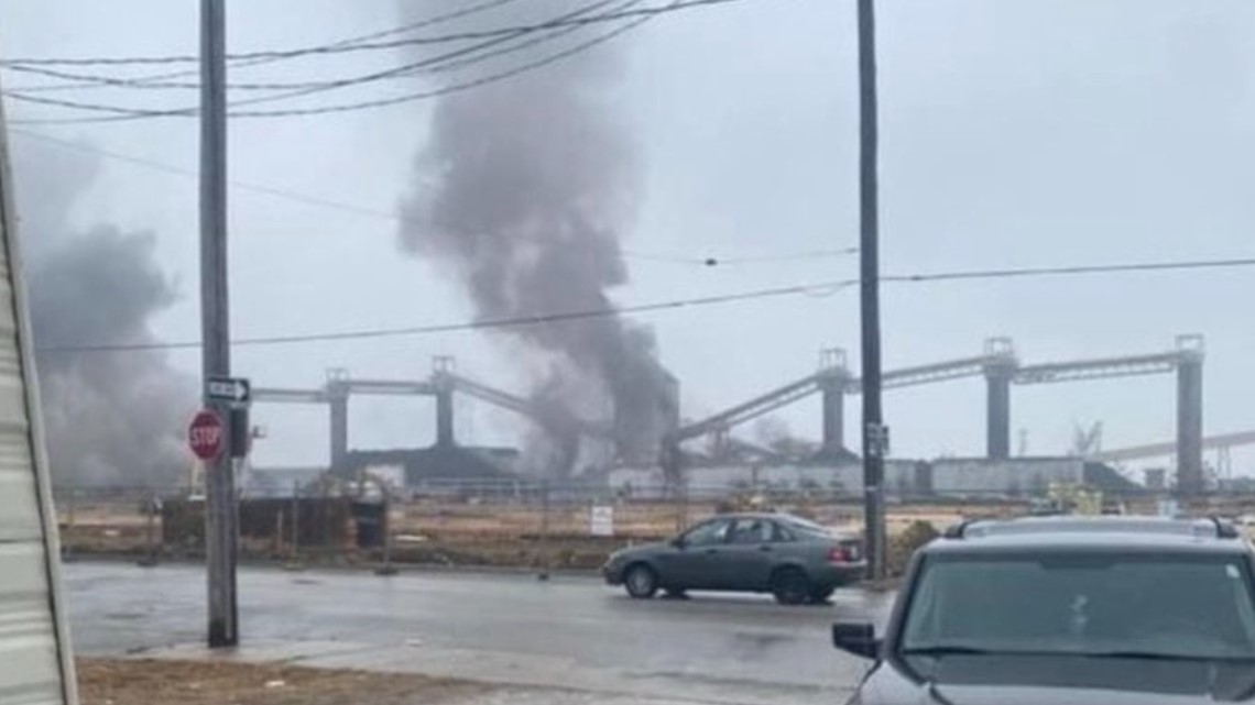 Explosion at Baltimore's CSX Curtis Bay Coal Terminal | wusa9.com