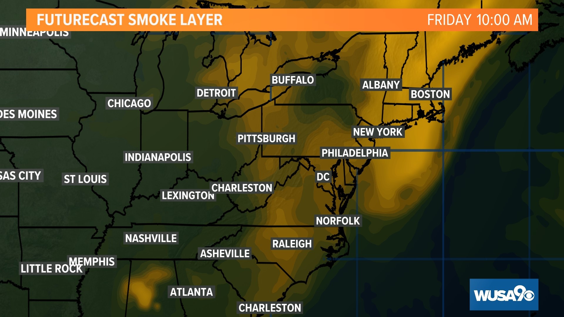 DC air quality: Canadian wildfires bring hazy skies | wusa9.com