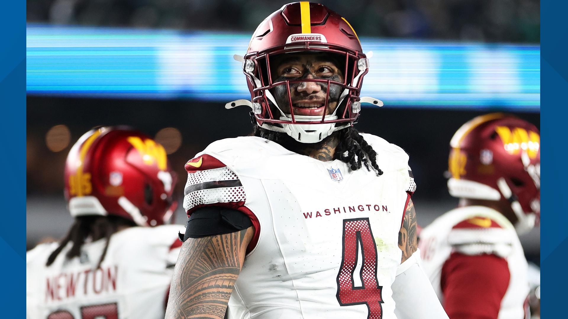 Washington linebacker Frankie Luvu makes his debut on the NFL Top 100 ...