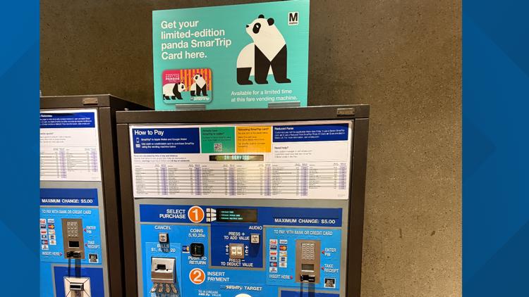 Where can I buy the custom National Zoo panda Metro card? | wusa9.com