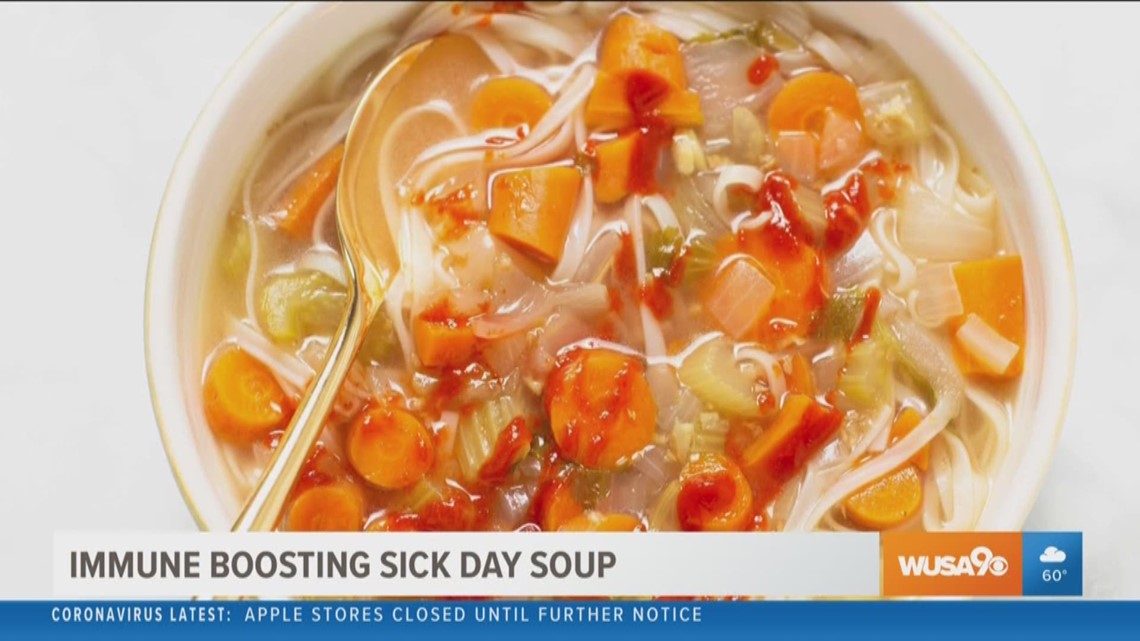Immune boosting plant-based "Sick Day Soup" | wusa9.com