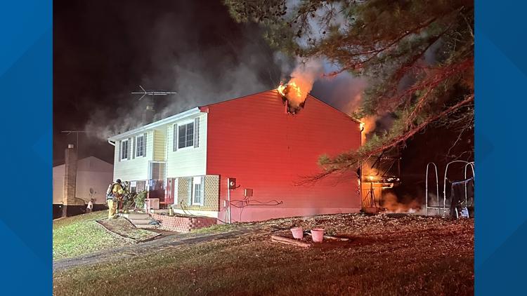House fire in Clinton, Md. displaces 7 people | wusa9.com