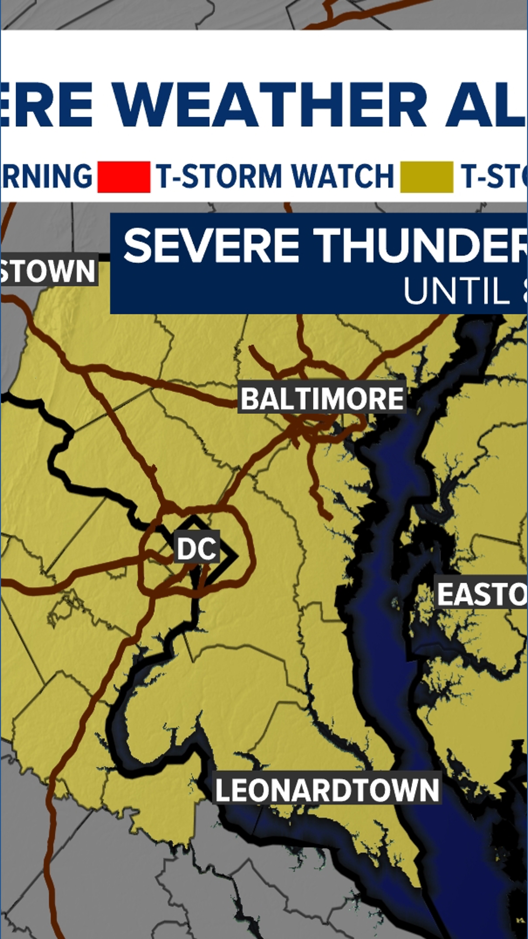When to plan around storms in the DC region Thursday | Weather Impact ...