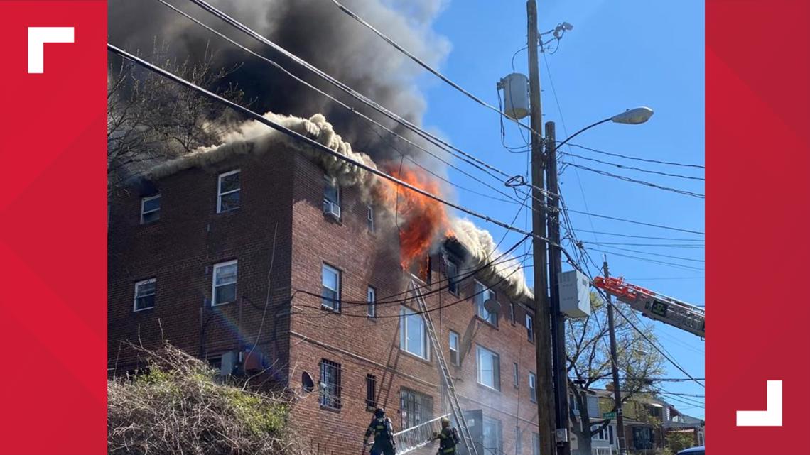 Apartment fire in Northeast DC | wusa9.com