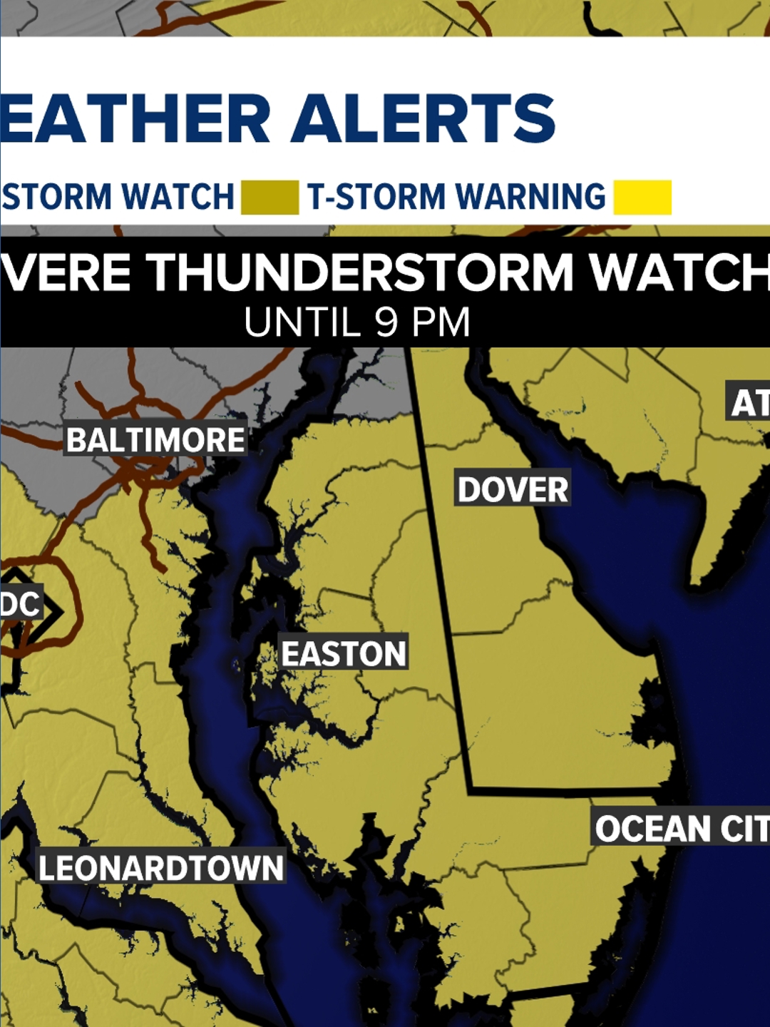 Rounds of rain and storms will impact the DC region through Thursday ...