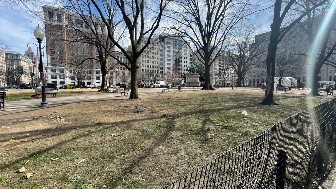 National Park Service clears McPherson Square encampment | wusa9.com