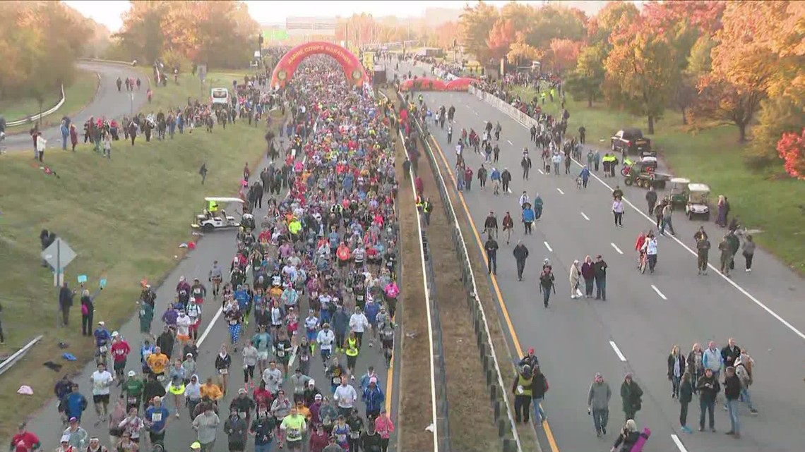Weekend road closures for Marine Corps Marathon in DC | wusa9.com