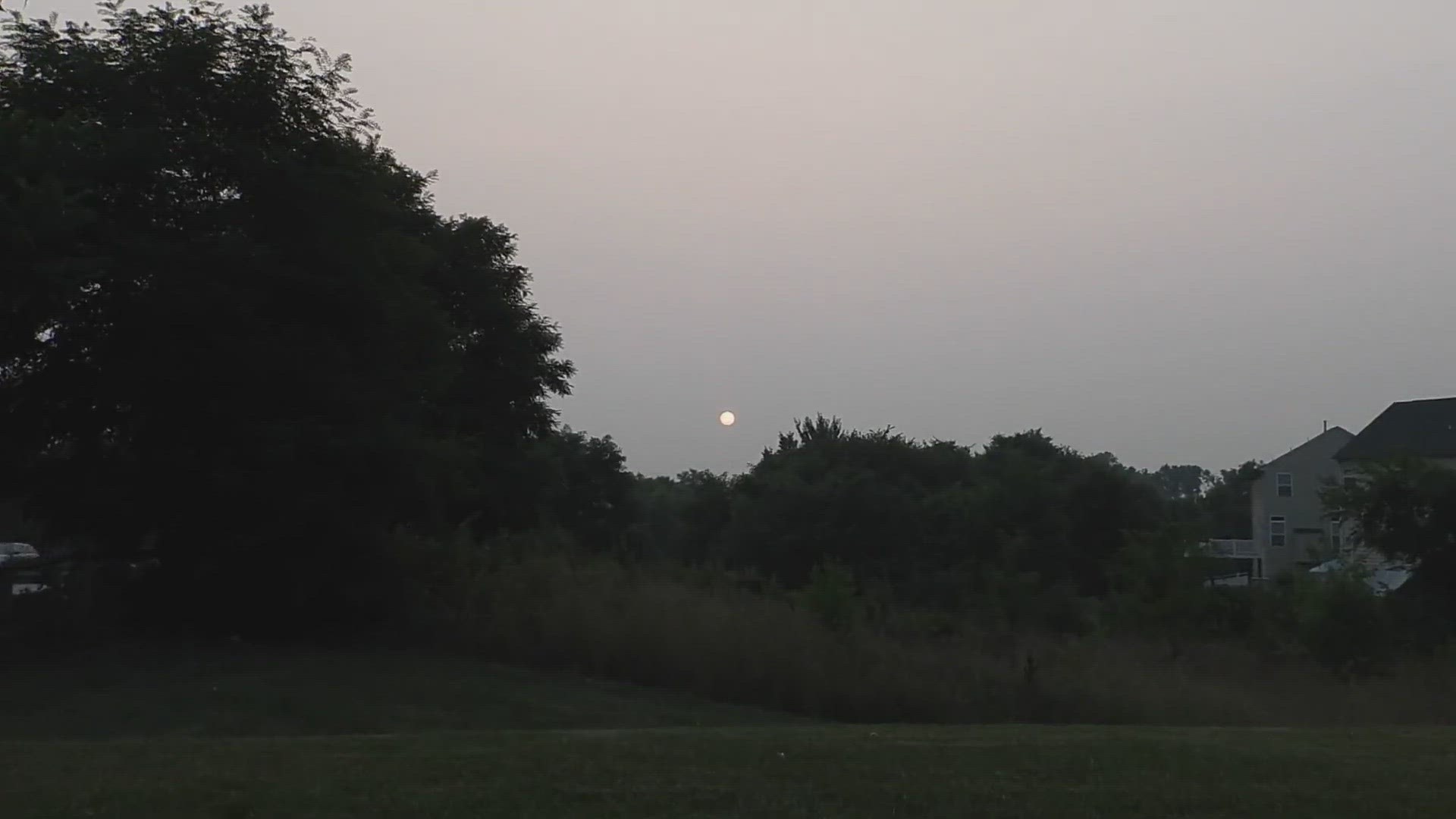 Smokey sunset in Laurel MD on 06-29-23 | wusa9.com