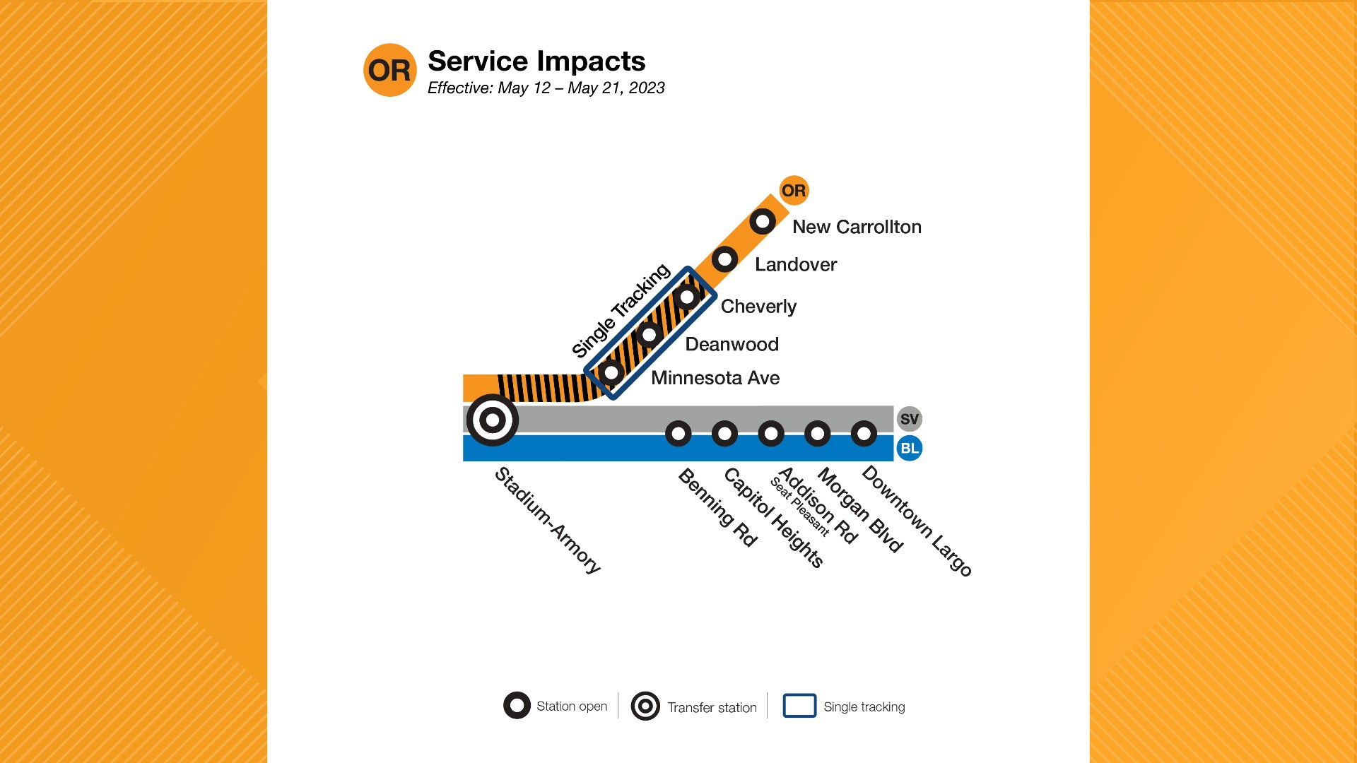 Timeline: Metro's summer construction begins Friday | wusa9.com