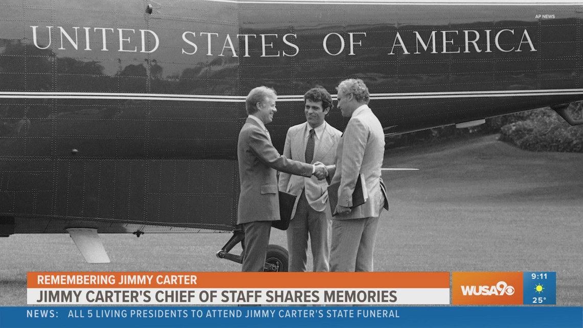 President Jimmy Carter's chief of staff reflects on time in office ...