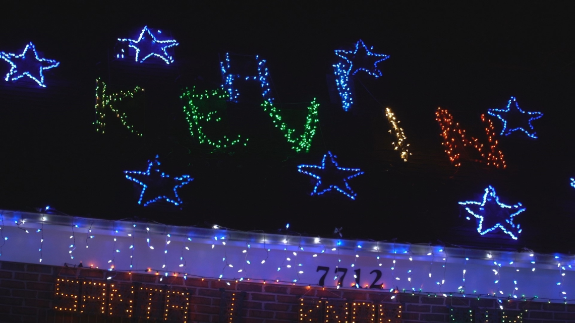 Maryland dad honors memory of neighbor with 'Hi Kevin' light display ...