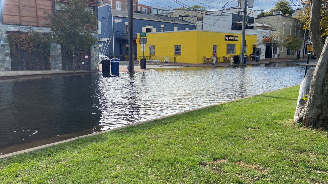 Alexandria sees sunny day flooding ahead of big storms | wusa9.com