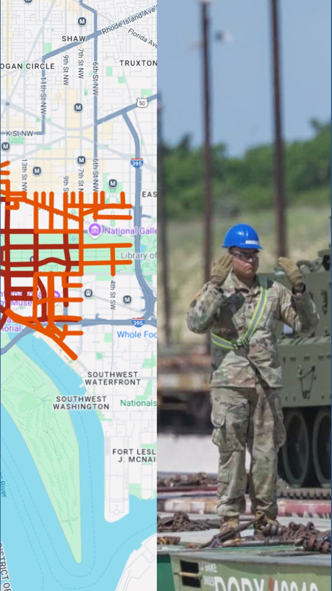 DC Road Closures and Metro Changes for Army's 250th Parade: Interactive ...