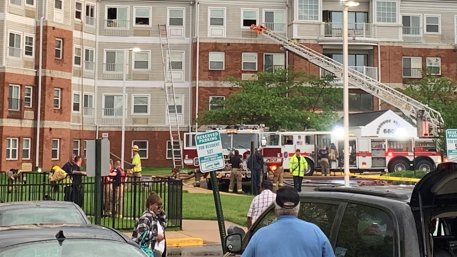 Lightning strike starts fire at senior living apartment complex | wusa9.com