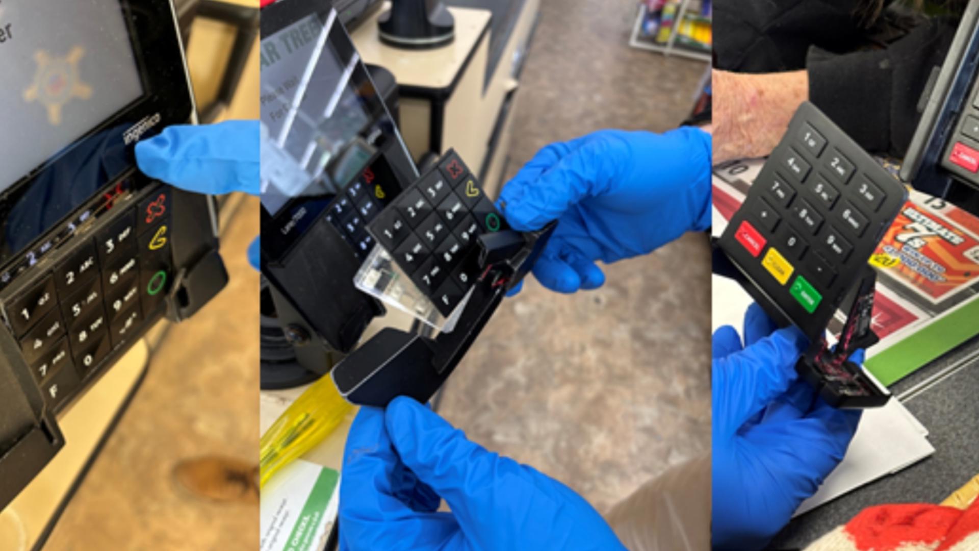 20 credit card skimmers found at various ATMs, gas pumps, payment ...