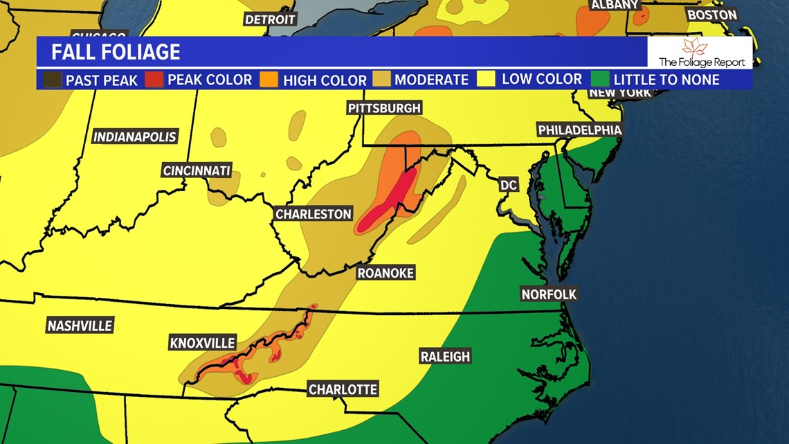 Fall foliage colors and duration may be changing with our climate ...