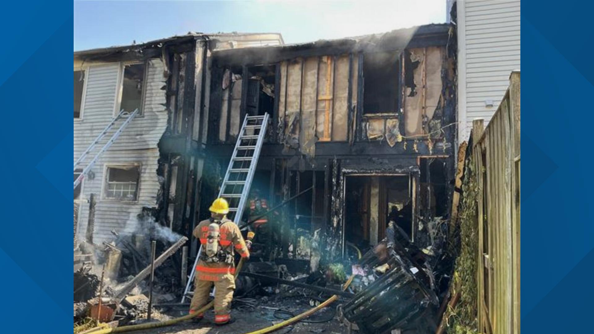 Silver Spring house fire displaces 10, injures 1 | wusa9.com