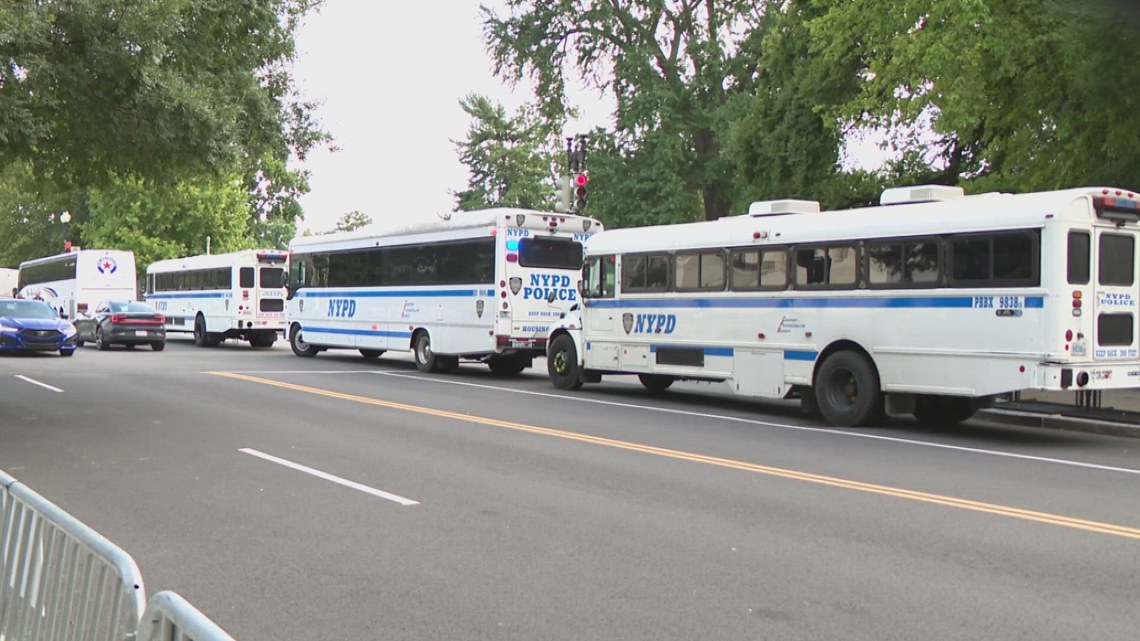 NYPD sends 200+ officers to DC ahead of anticipated protests | wusa9.com