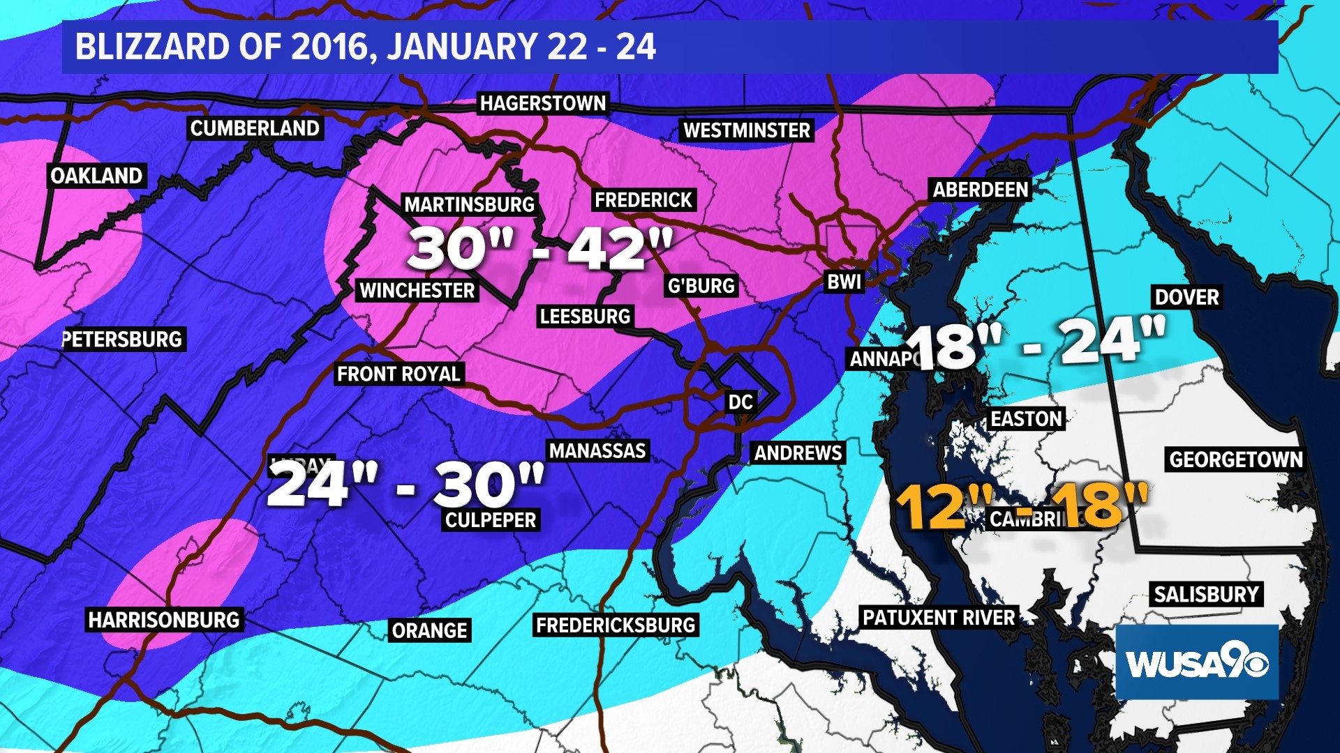 Record January Blizzards in Washington, D.C. | wusa9.com