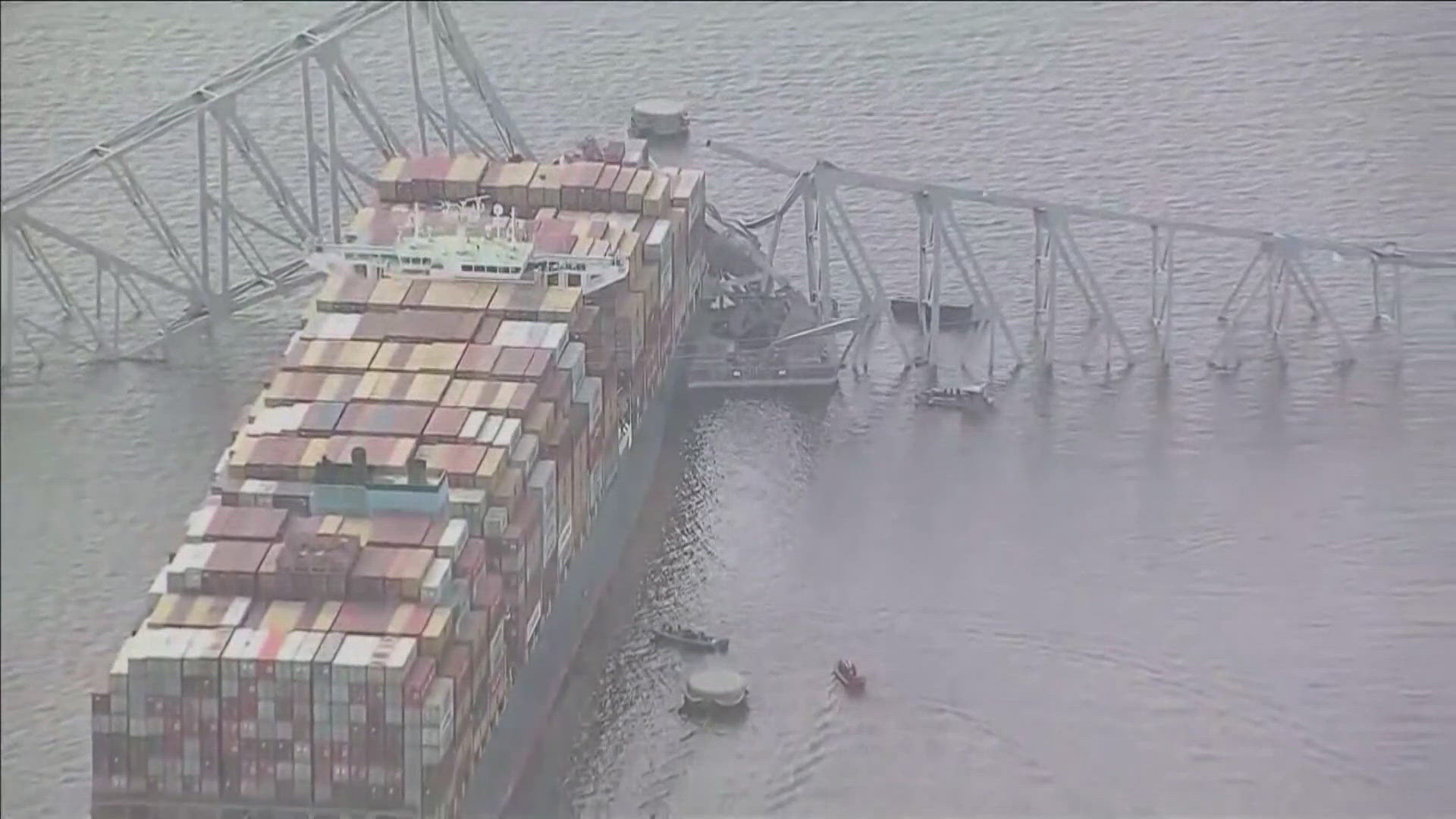 Baltimore bridge demolition set for Monday after lightning prompted ...